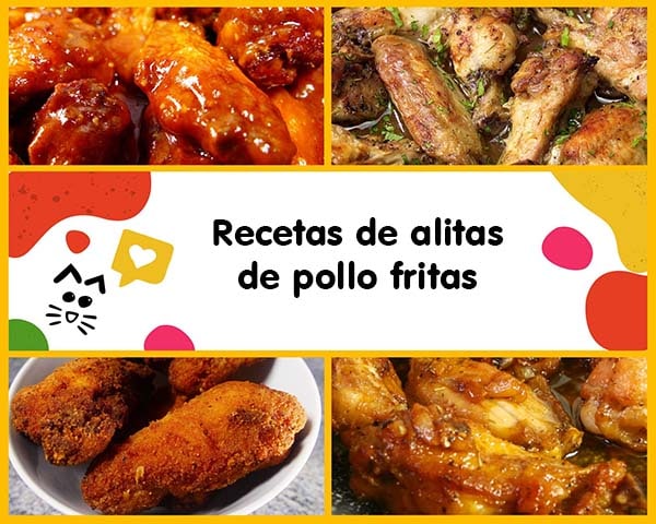 Alitas de pollo fritas recetas faciles - Cocina Casera y Facil