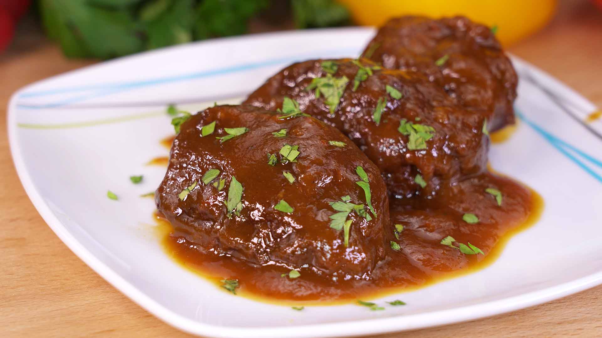 Carrilleras de cerdo en salsa Pedro Ximenez fáciles