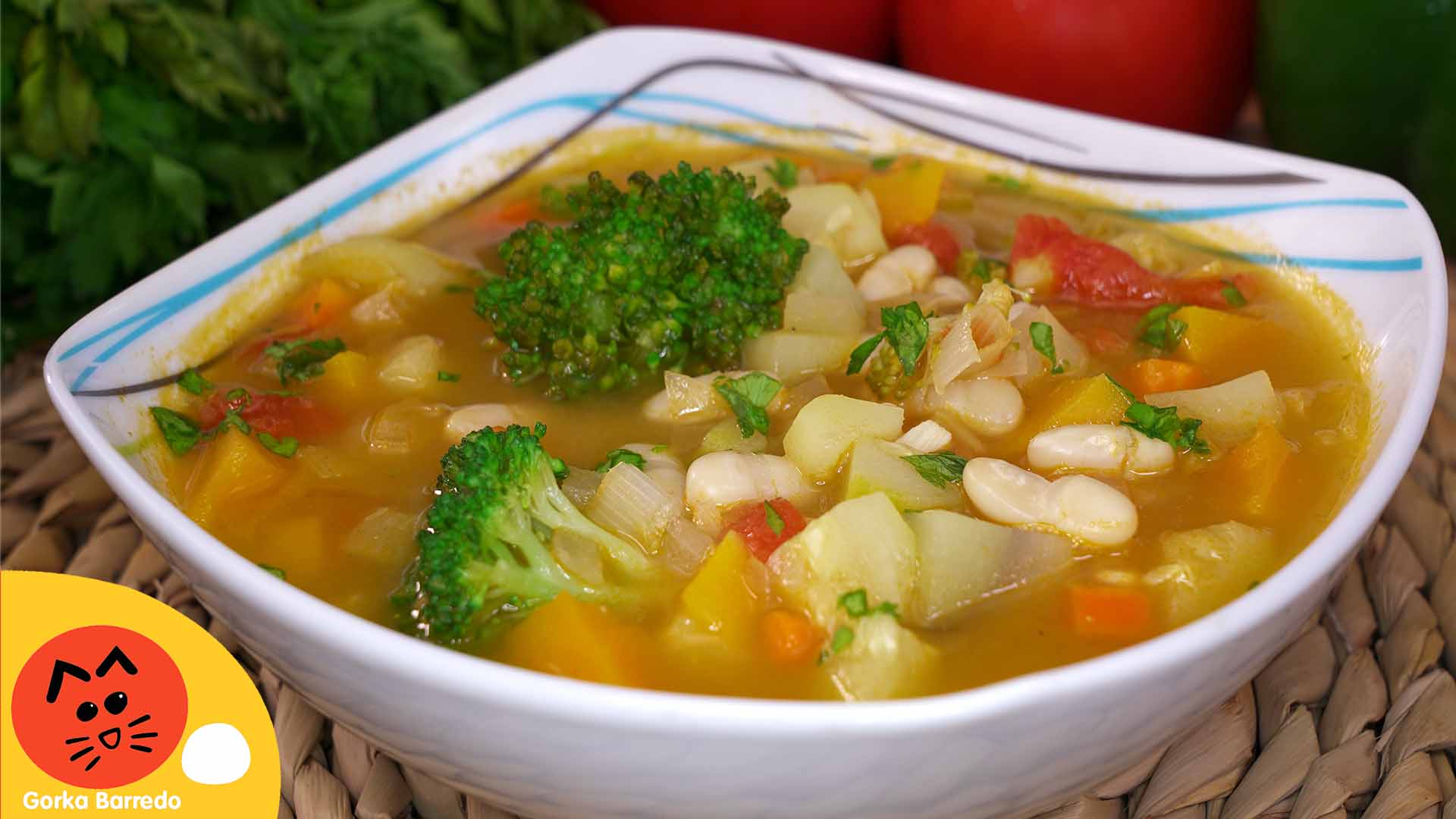 Sopa Minestrone receta italiana - Cocina Casera y Facil