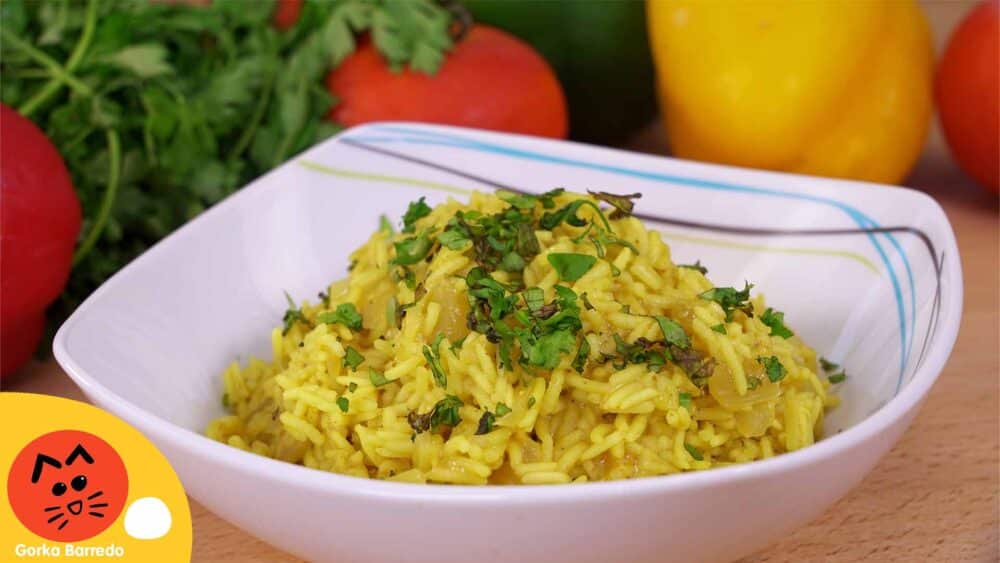 Arroz al curry receta - Cocina Casera y Facil