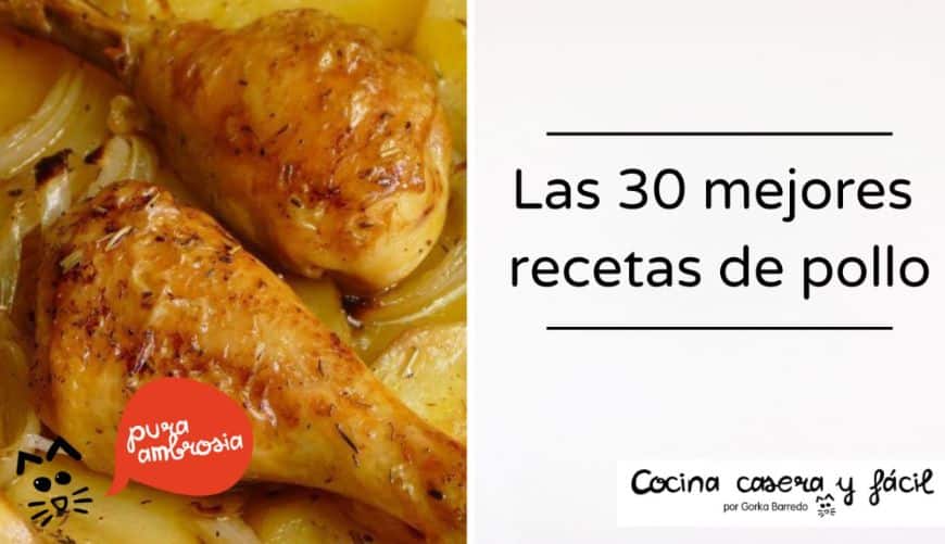 Las 30 mejores recetas de pollo - Cocina Casera y Facil